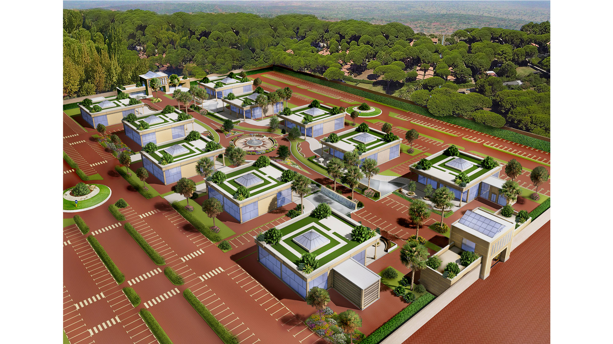 COMMERCIAL VILLAGE COMPLEX Architetto Giancarlo Tagliabue